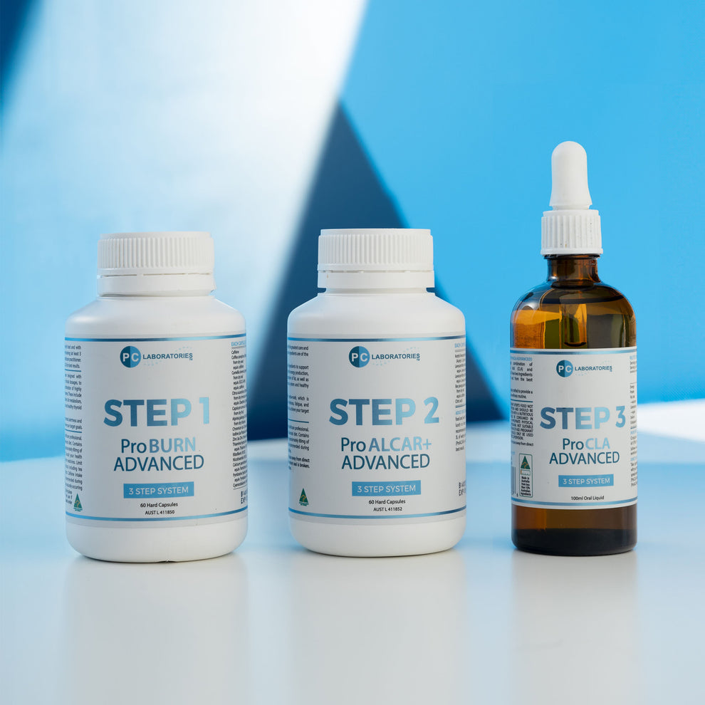 3 Step System | PC Laboratories Fitness & Health Supplements